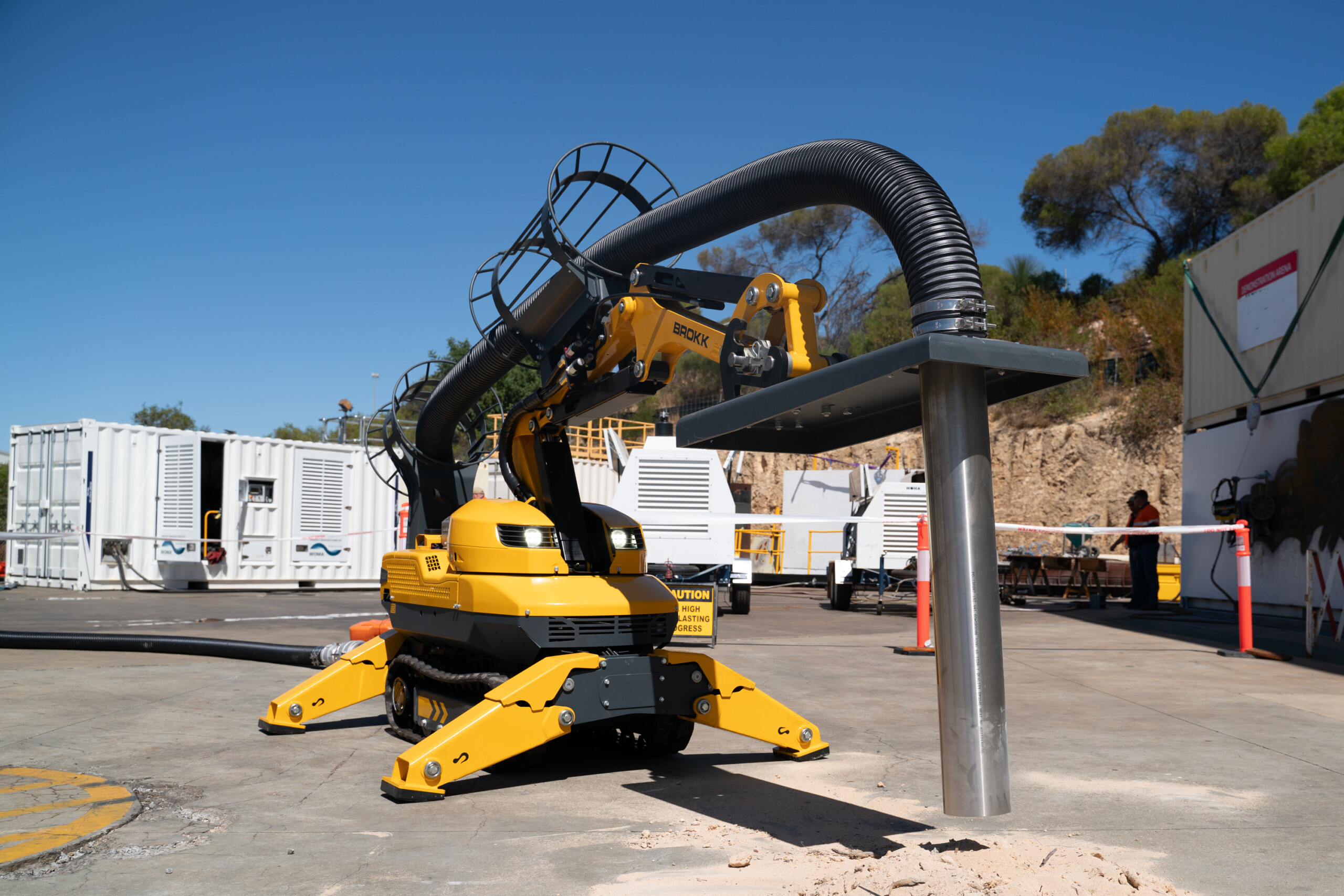 Vacuum Excavation - Brokk Australia