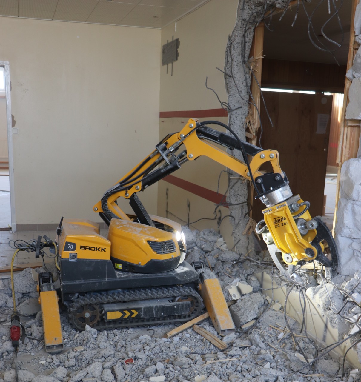 Silent demolition - Brokk India