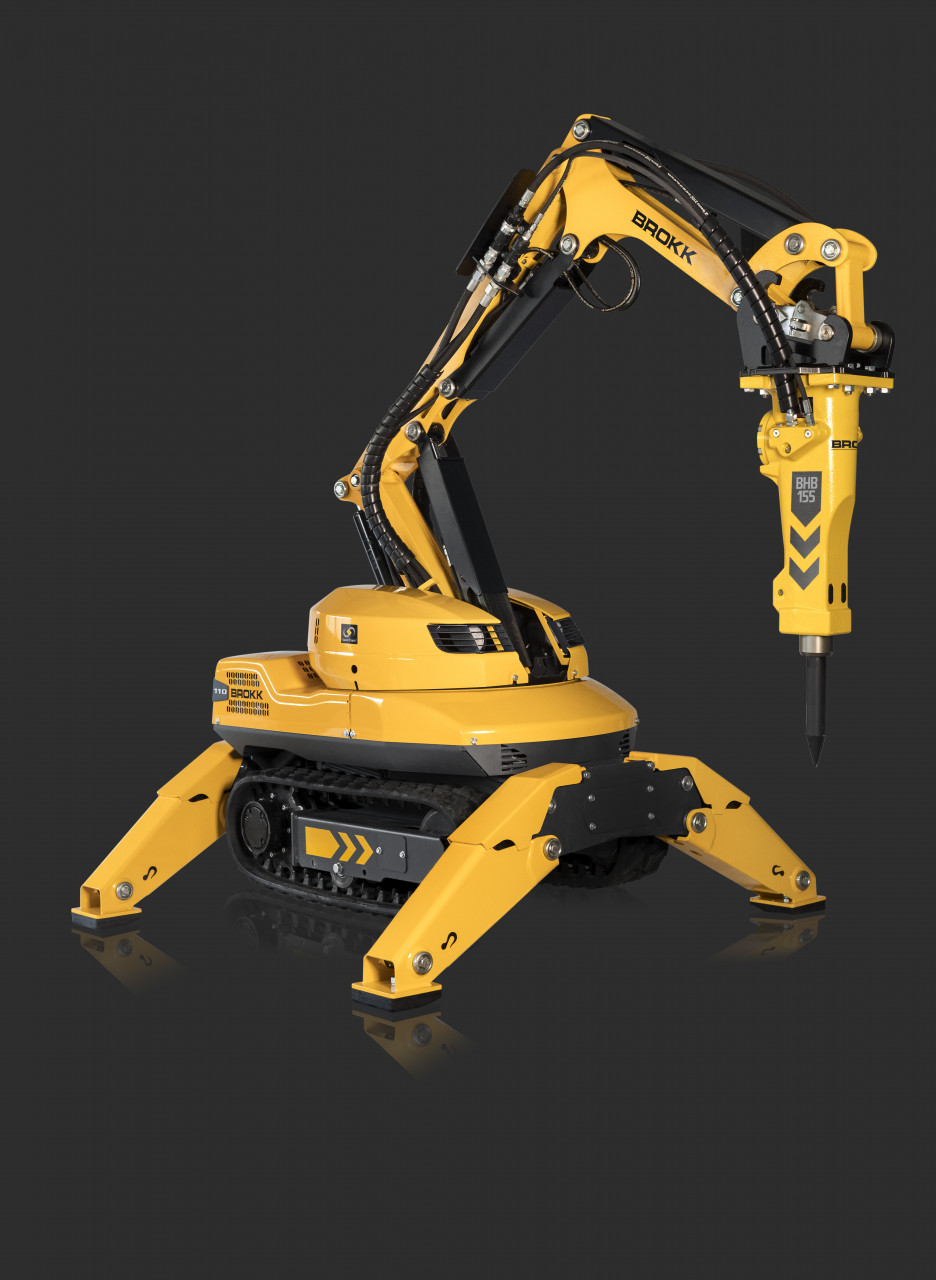 Brokk 110 grå bakgrund - Brokk Sweden