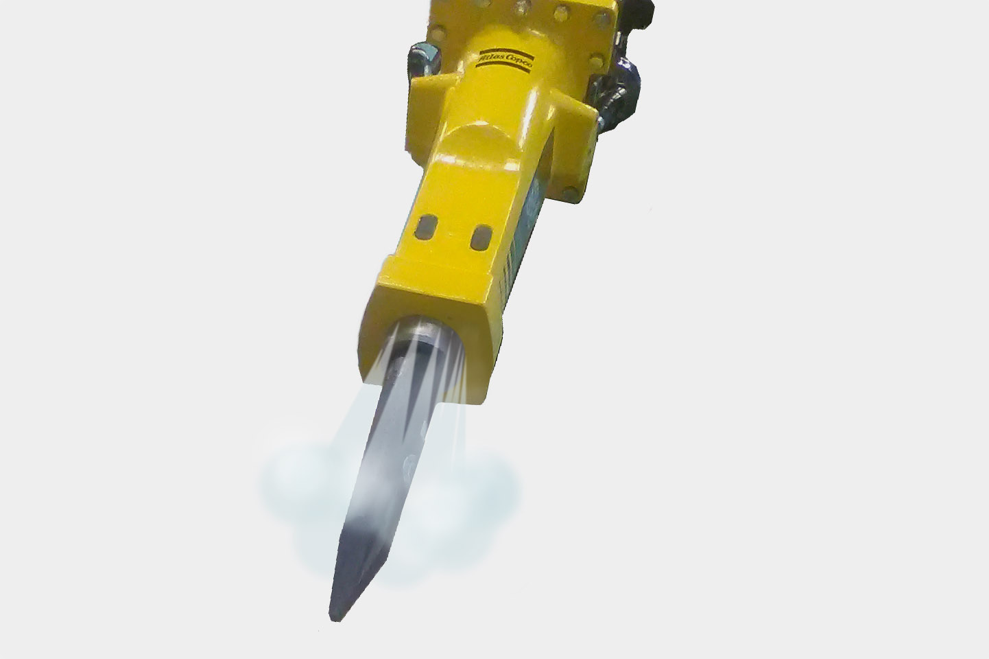 Air flushing for breaker - Brokk Global