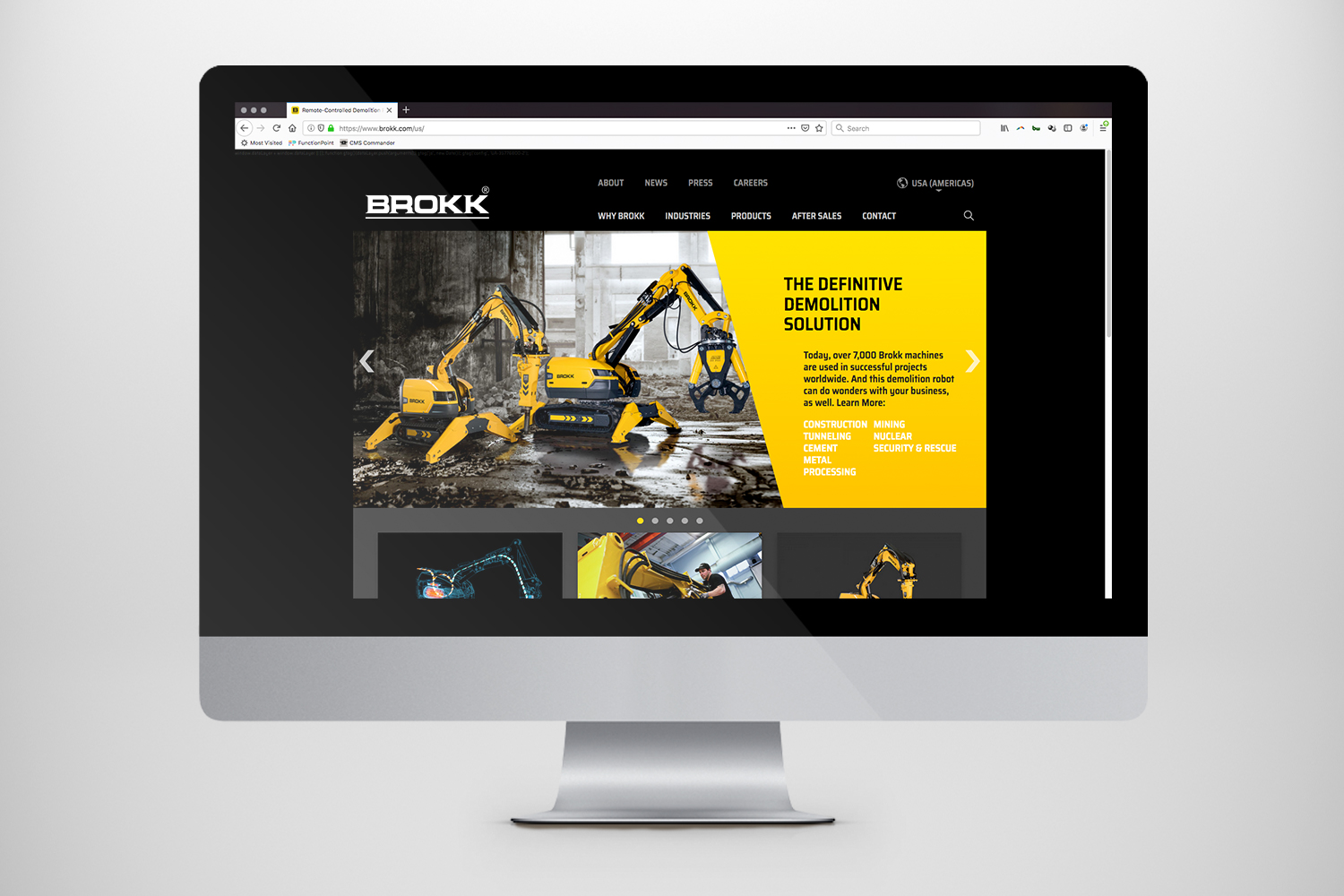 Brokk Launches New Website - Brokk USA
